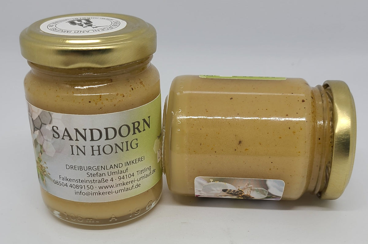 Sanddorn in Honig - Honig-Spezialität aus Tittling